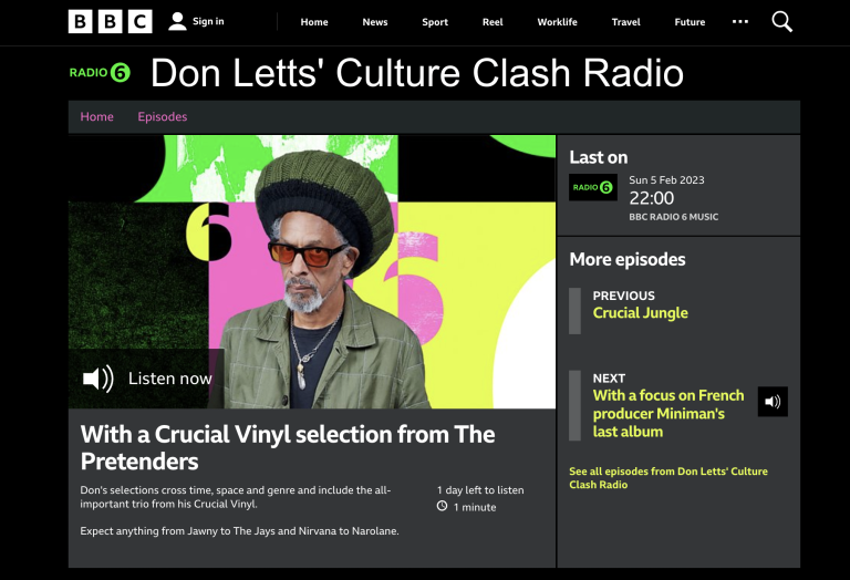 Don Letts' Culture Clash Radio | パソコン組立修理 小樽・札幌｜フォトンPCサポート